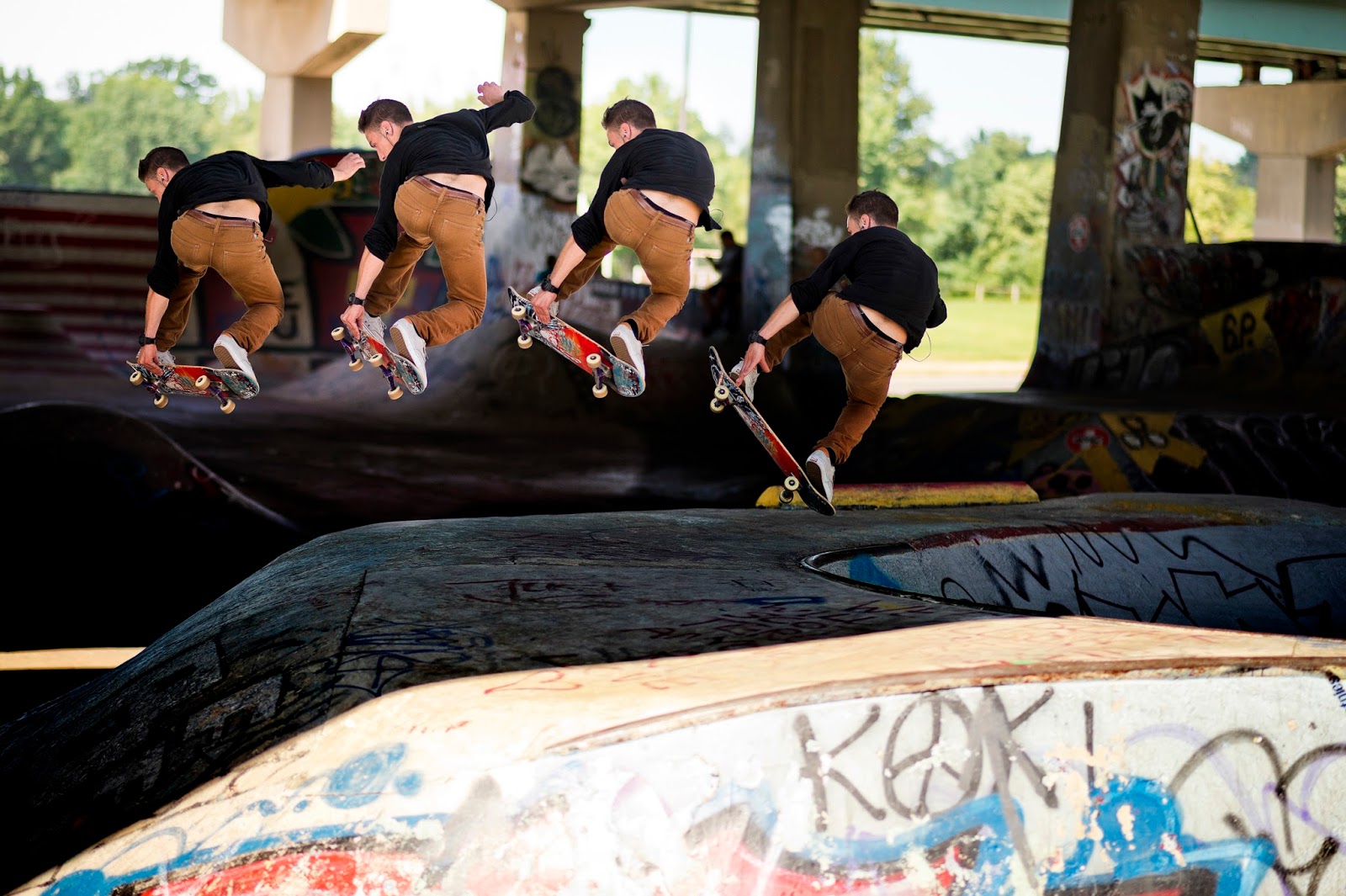 Skateboarding Photography Sequence