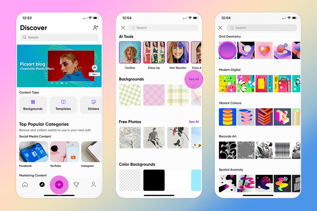 15 geometric patterns in graphic design to inspire you - Picsart Blog