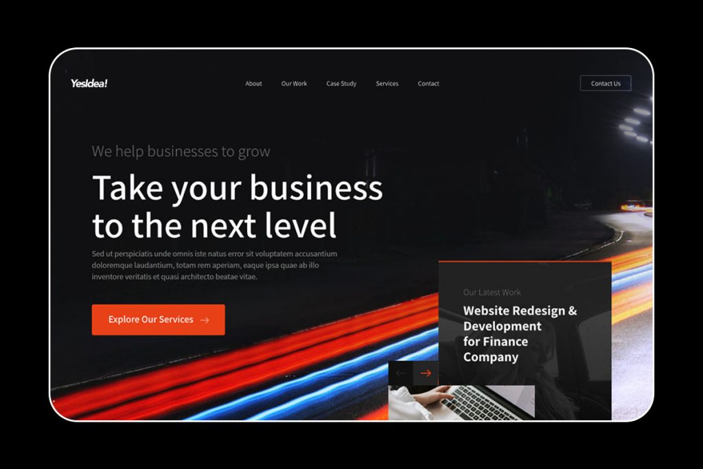 business dark website - Picsart Blog