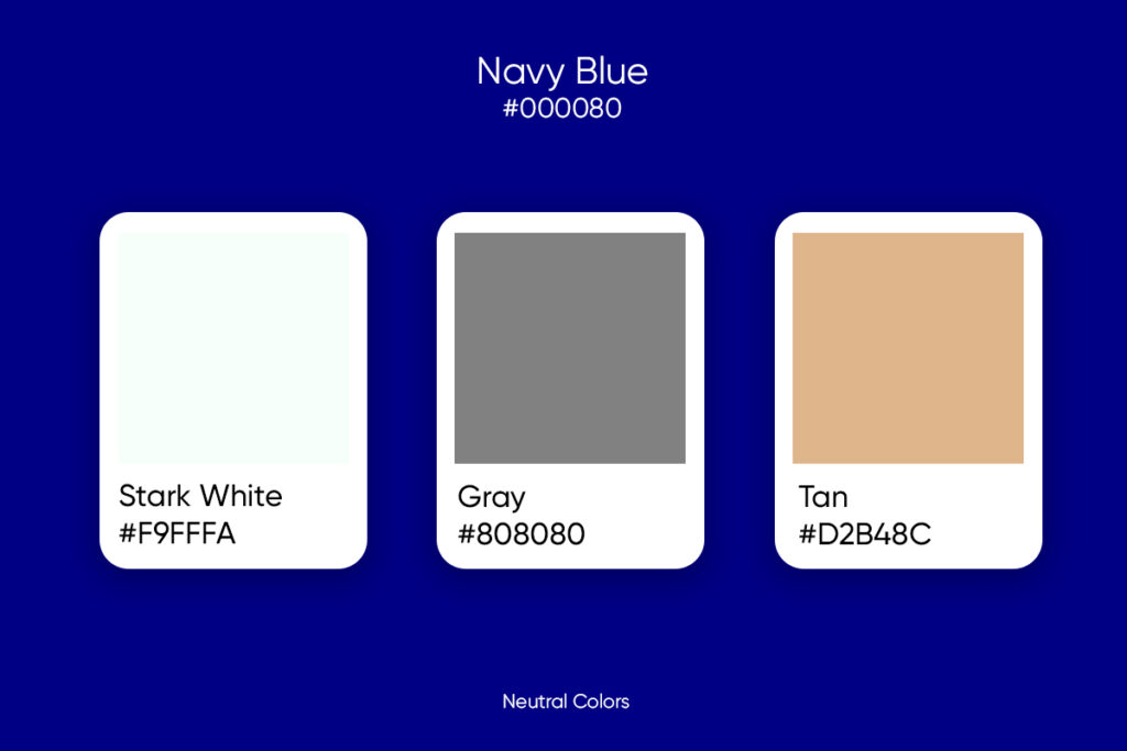 What Color Is Navy Blue? How To Work With It, Shades, and Related ...