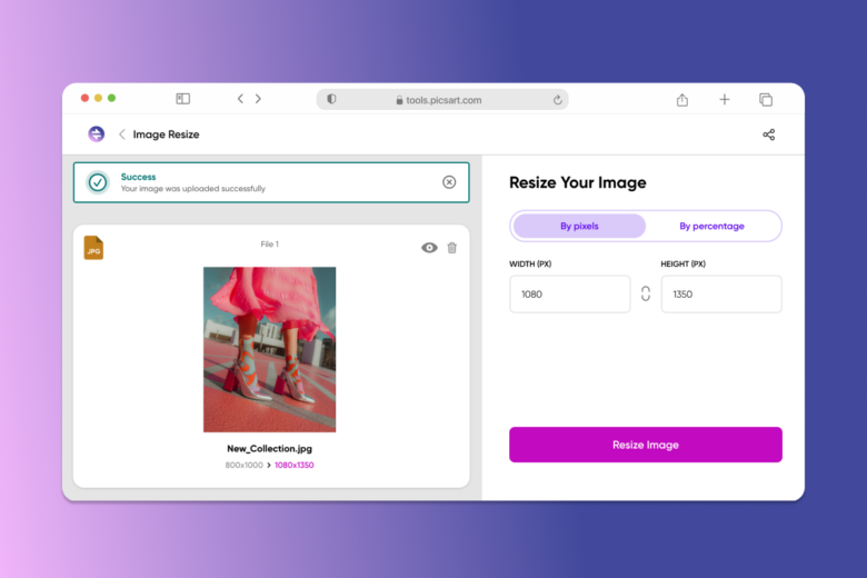How To Resize An Image Online Picsart Blog