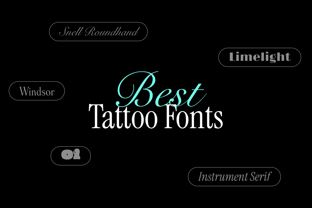 Best tattoo fonts: Great designs for your next ink | Picsart Blog