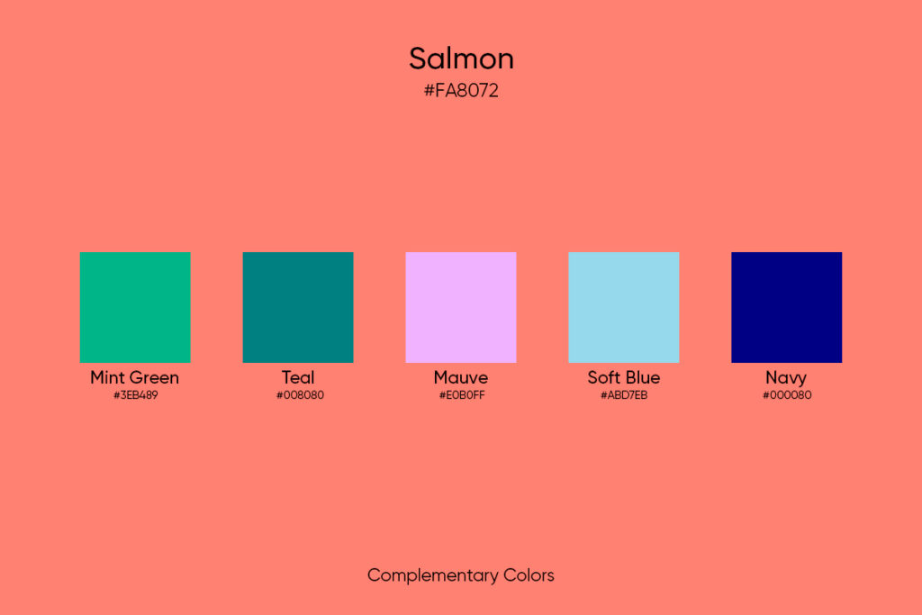 Salmon Color: Codes, Complementary Colors and Palette Ideas - Picsart Blog
