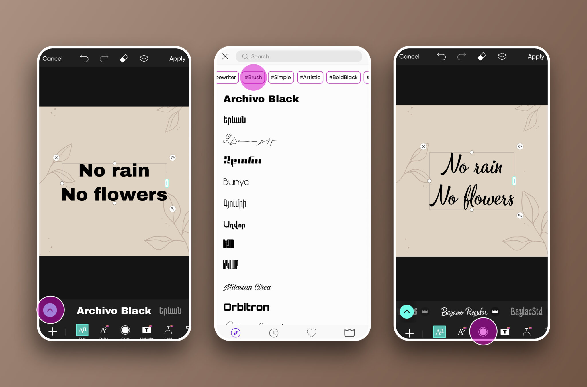 Best Brush Stroke Fonts for Elegant Designs - Picsart Blog