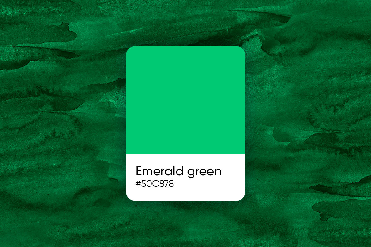 Emerald Green Color Chart