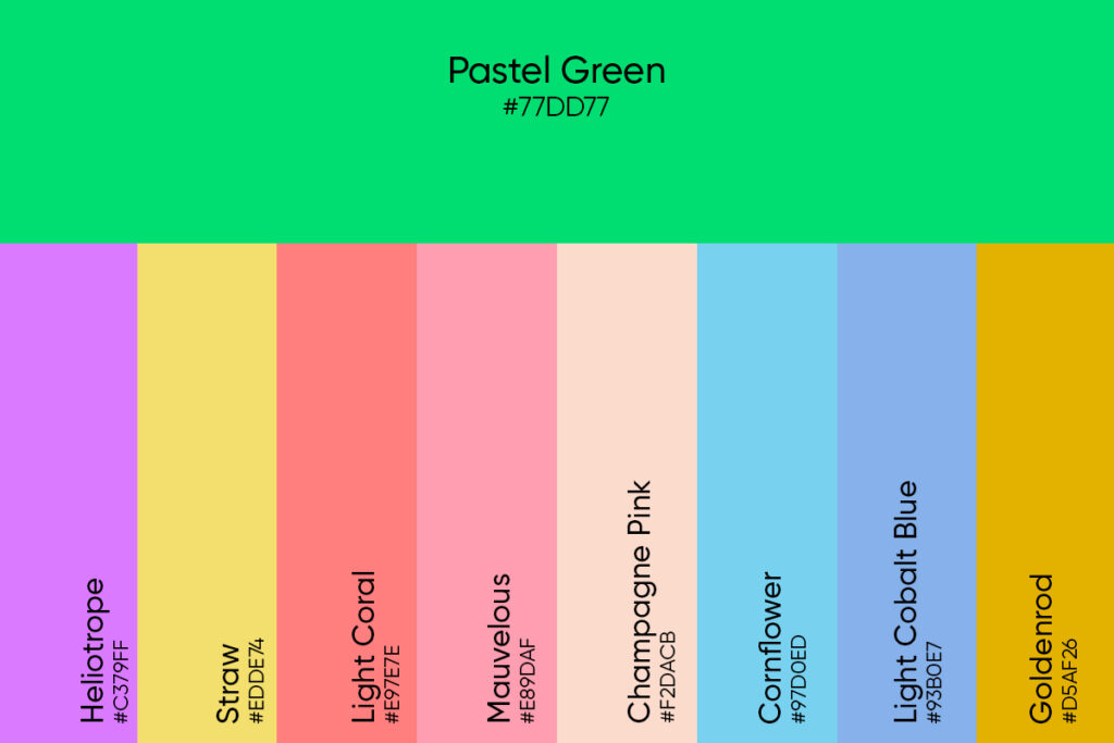 Pastel Green Color: What It Represents & How to Use It - Picsart Blog