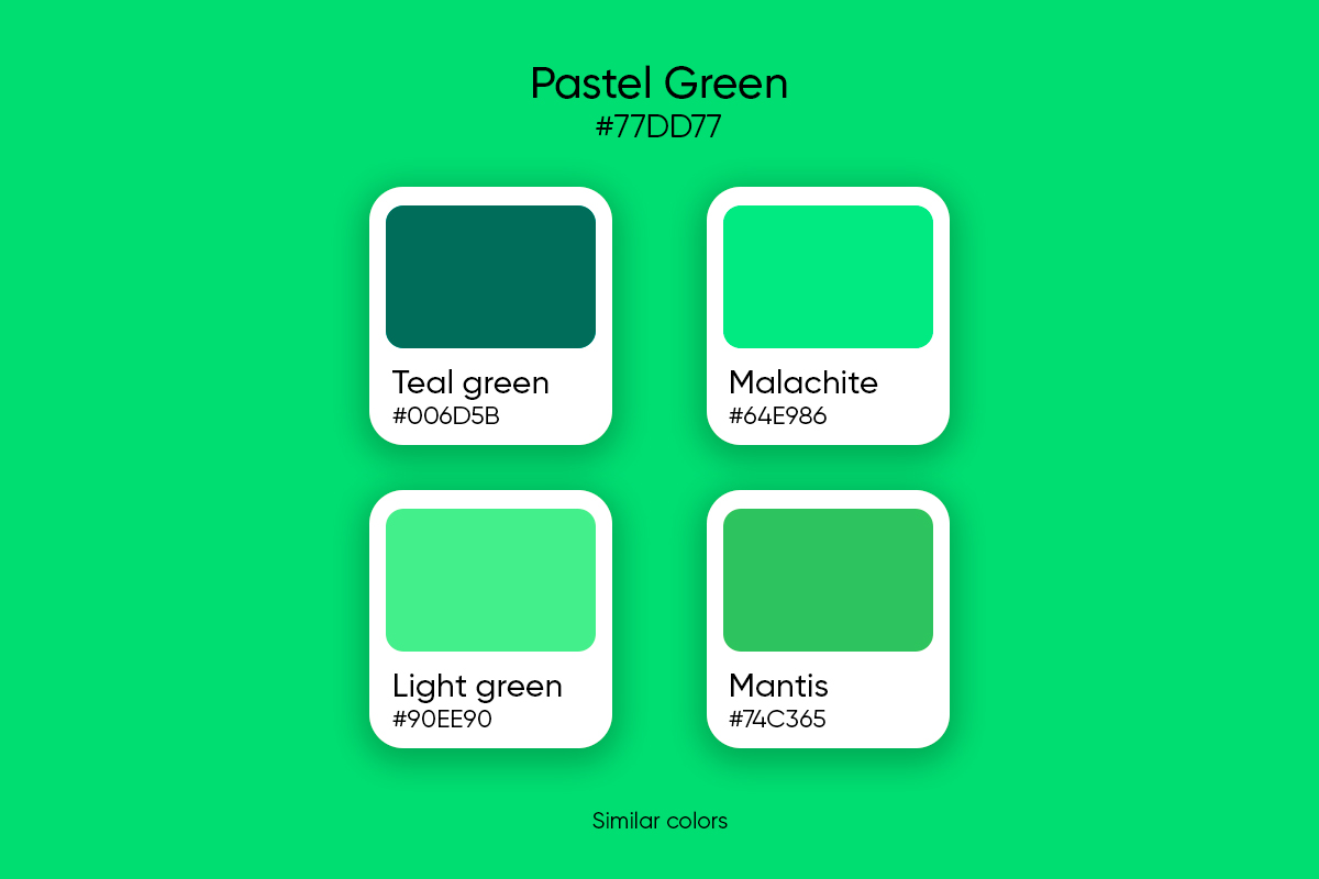 Pastel Green Color: What It Represents & How to Use It - Picsart Blog