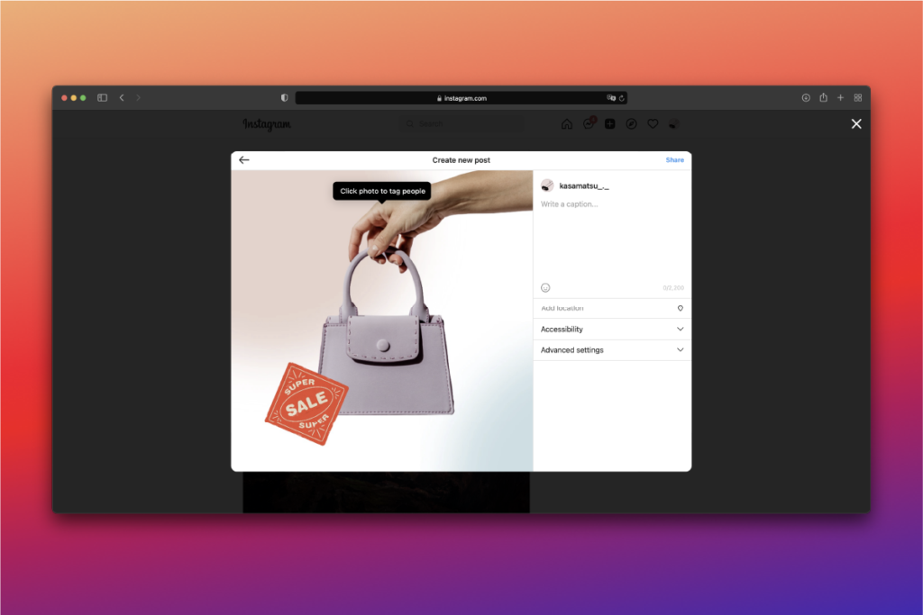 How to Post on Instagram from a PC or Mac - Picsart Blog