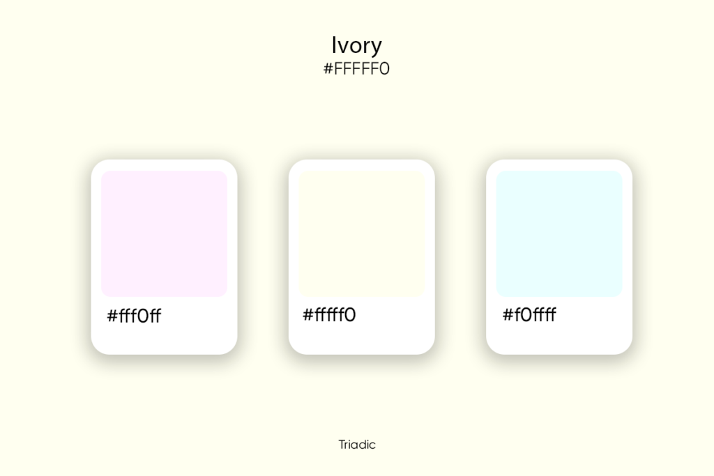 Ivory Color: Its Meaning, Similar Colors and Palette Ideas - Picsart Blog