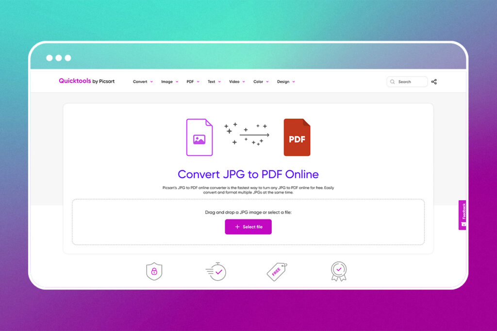 How to convert JPG to PDF - Picsart Blog