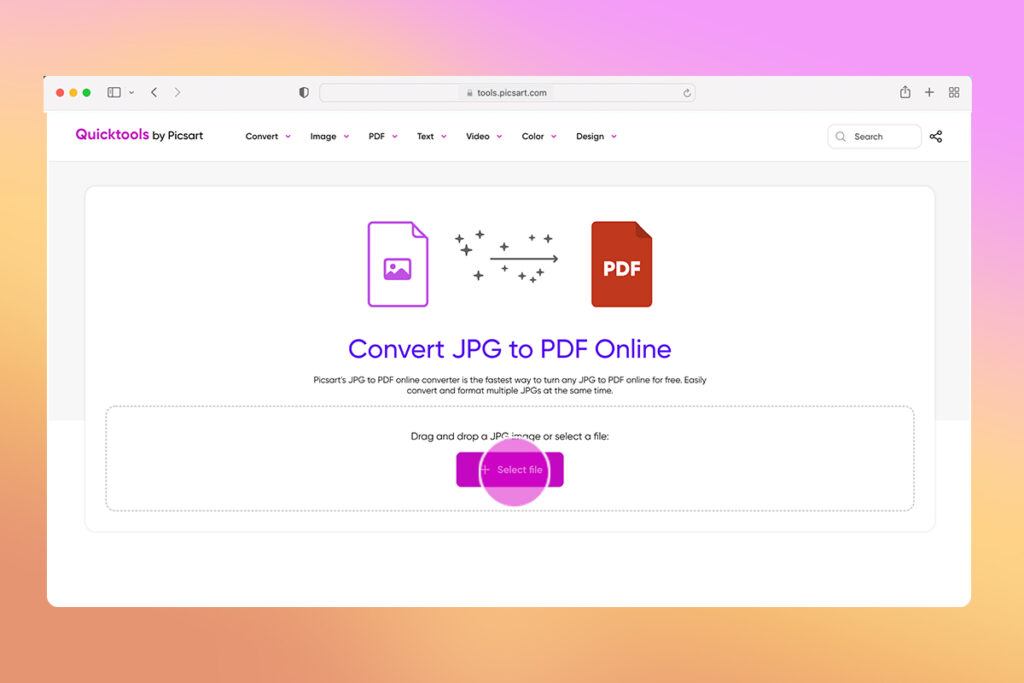 How to convert JPG to PDF - Picsart Blog