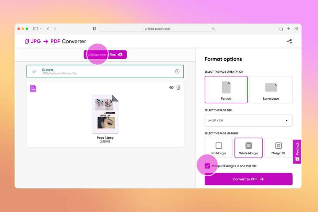 How to convert JPG to PDF - Picsart Blog
