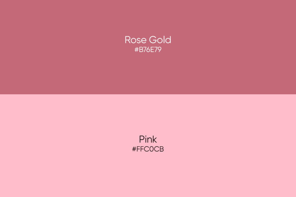 Rose gold: hex code, shades, and design ideas - Picsart Blog