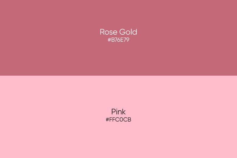 Rose gold: hex code, shades, and design ideas - Picsart Blog