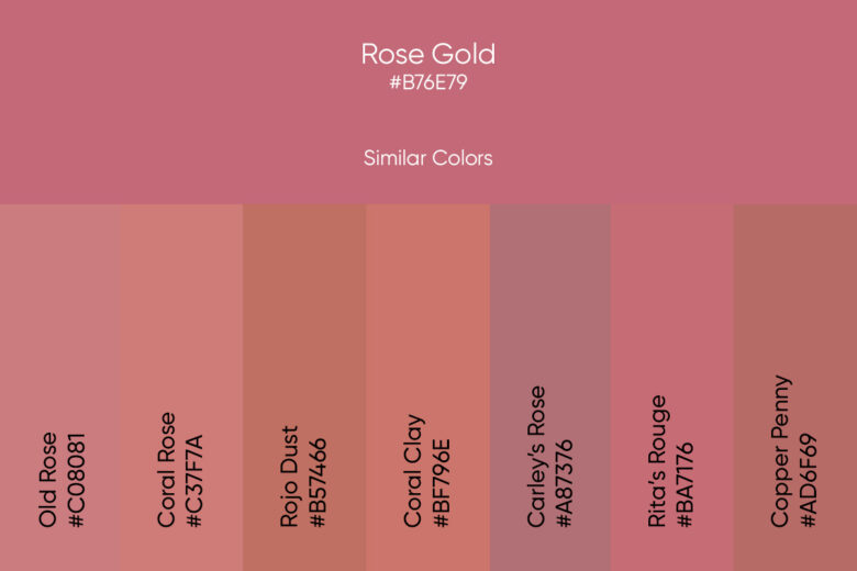 Rose Gold Hex Code Shades And Design Ideas Picsart Blog