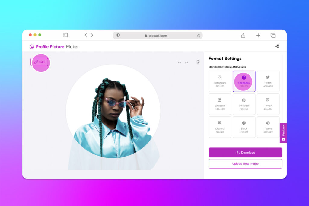 How to make a profile picture in minutes - Picsart Blog