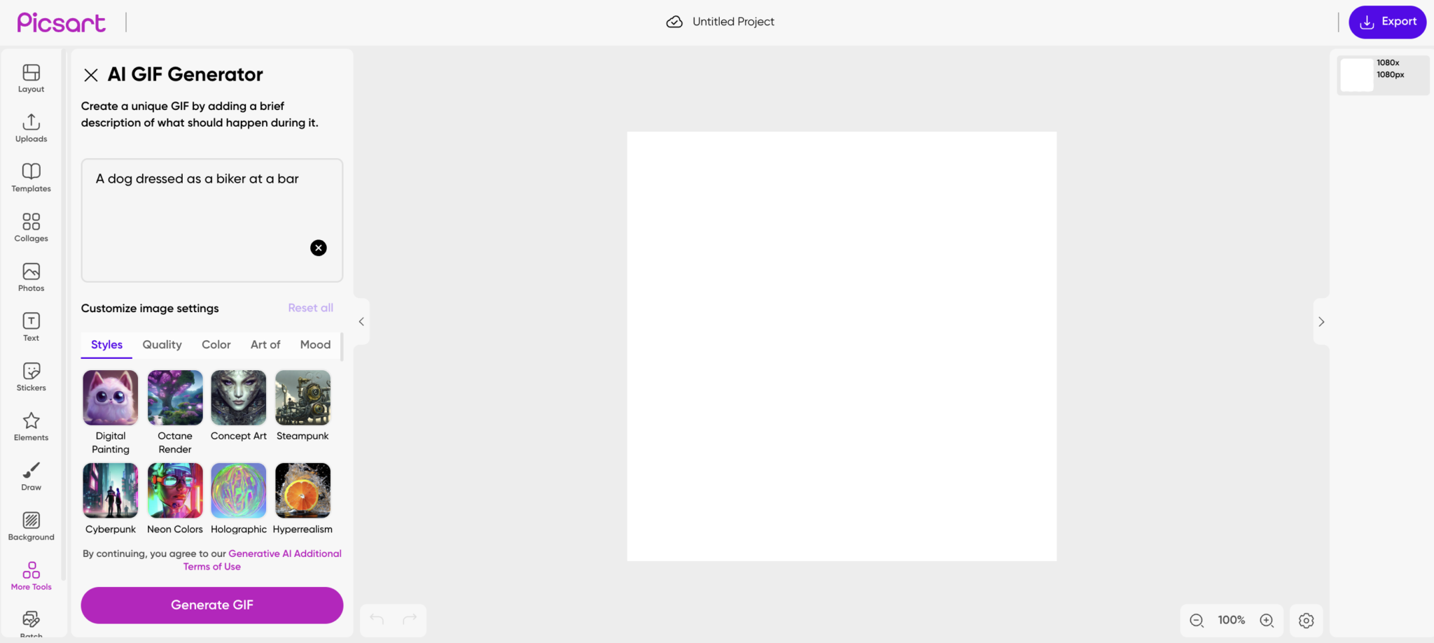 Introducing Your New Favorite Unhinged AI Tool: AI GIF Generator - Picsart Blog
