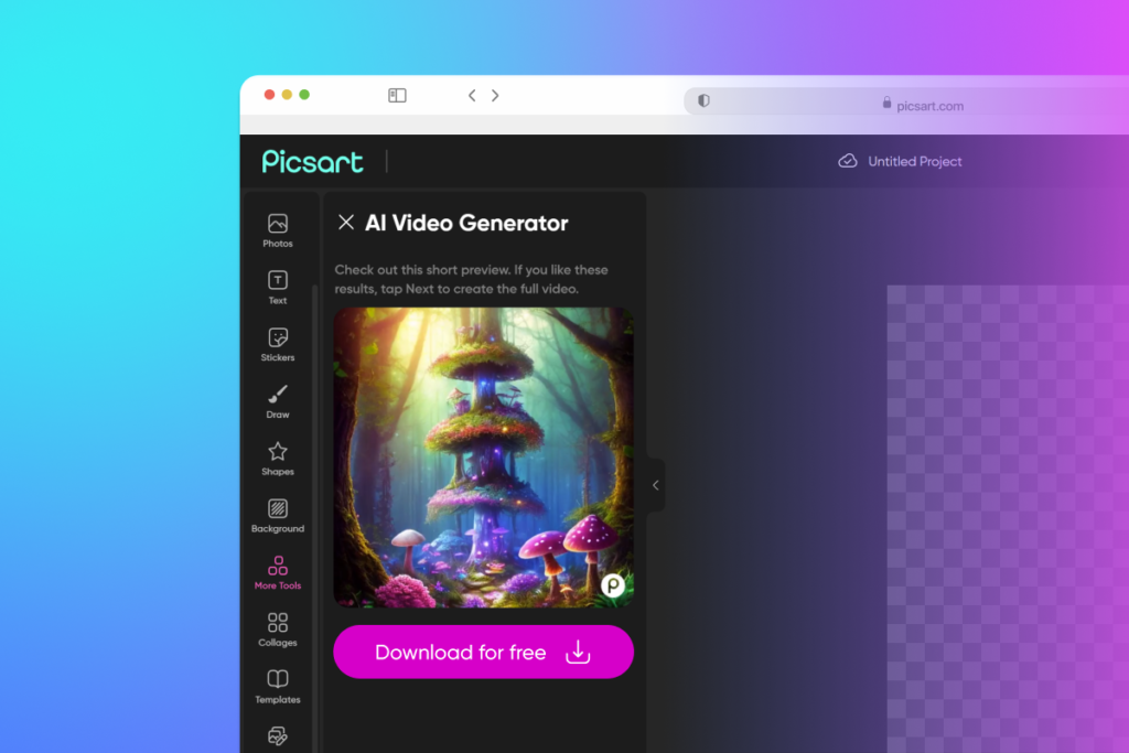 Introducing Picsart's Newest Text to Video AI Generator Tool