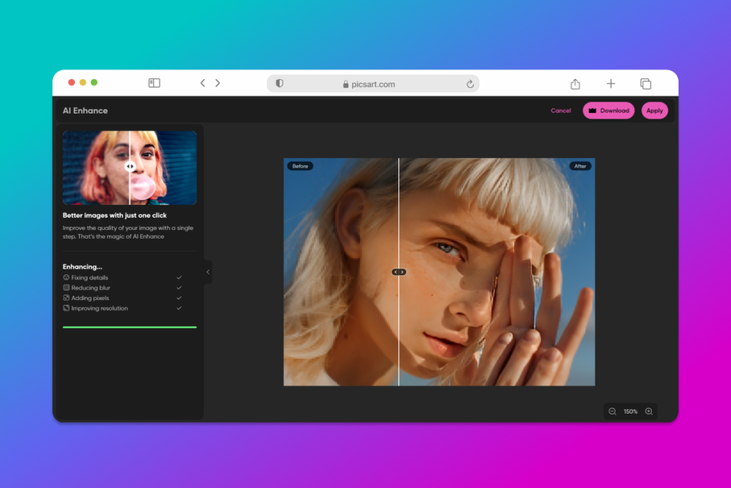 Best Photo Enhancer for iOS and Android | Picsart