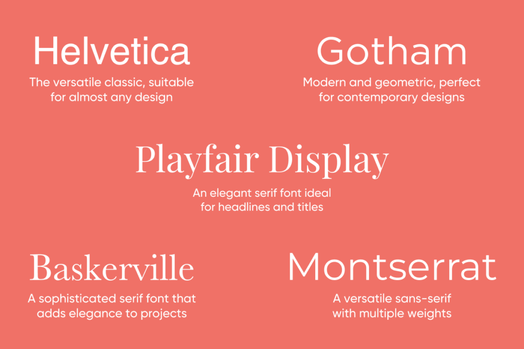The ultimate guide to fonts for design projects