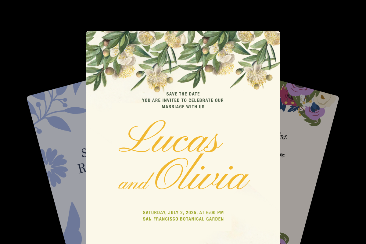 22 wedding invitation examples | Picsart blog