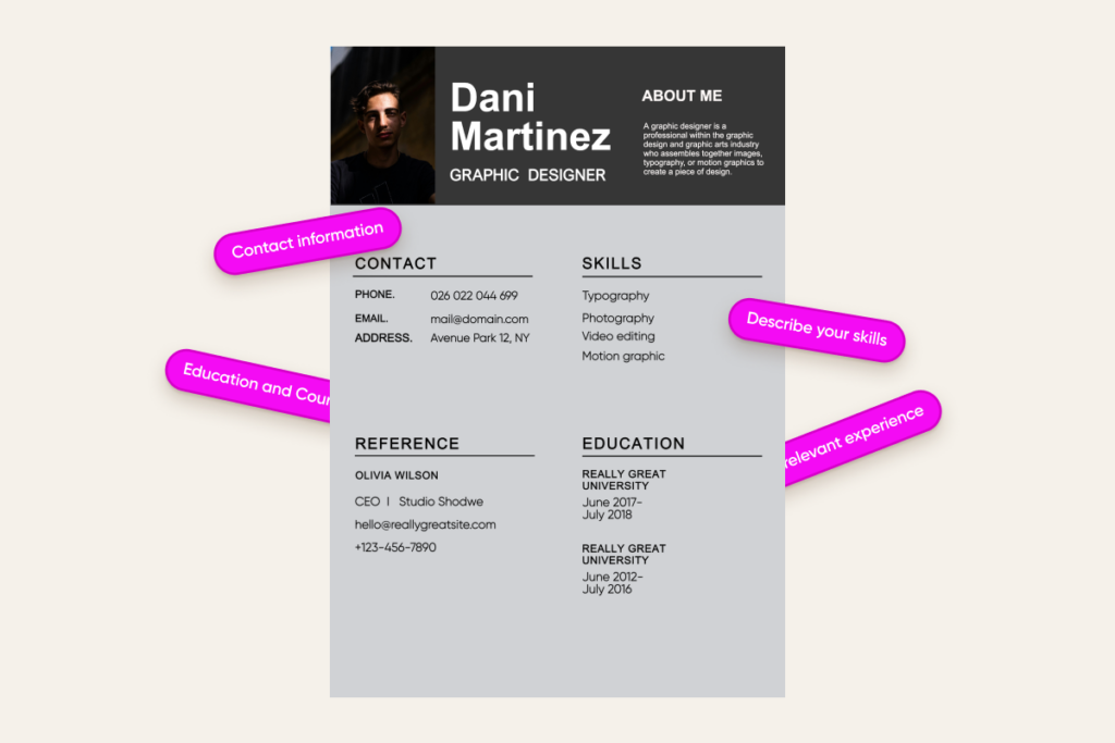 How to make a brilliant resume for your first job