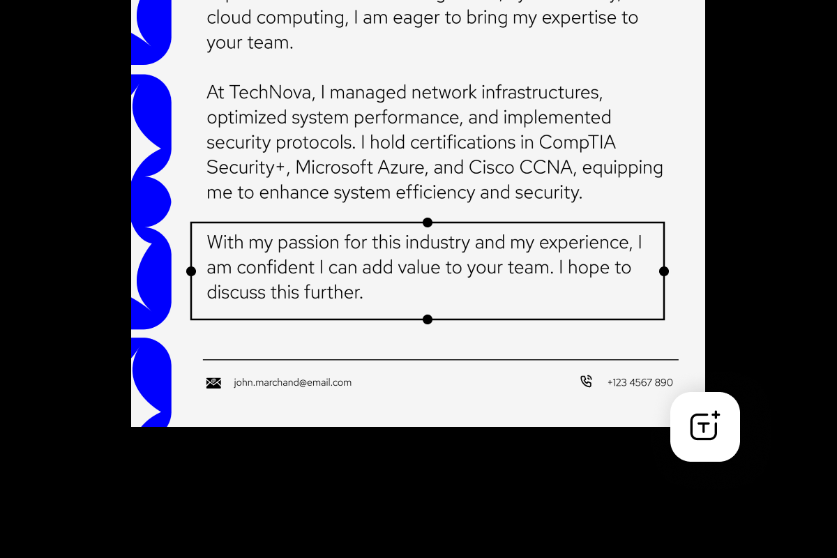 How to close a cover letter with confidence and impact