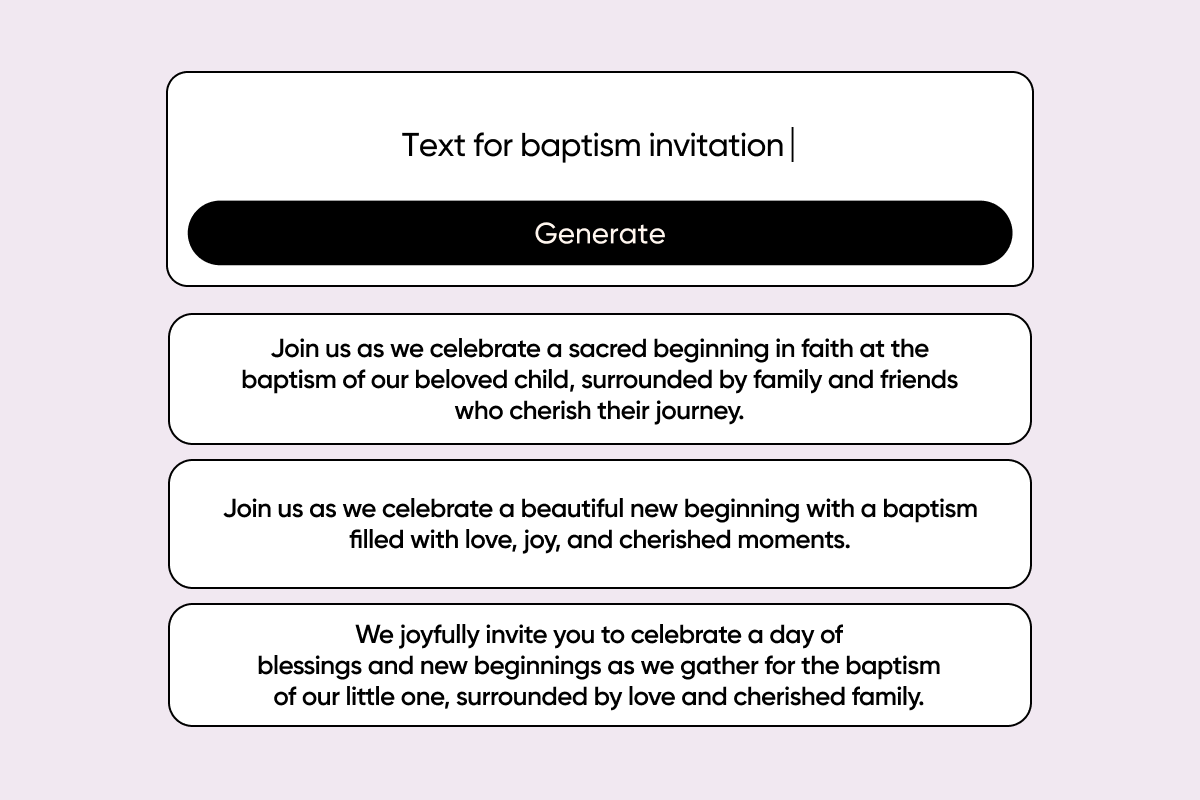 What to write in a baptism card | Picsart Blog