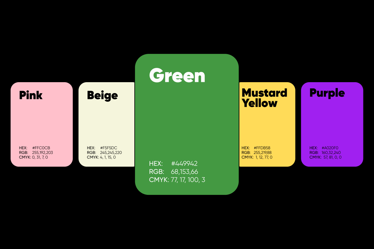 Colors that go with green: A creative guide | Picsart Blog