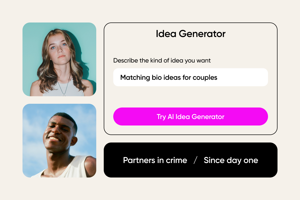 Matching bio ideas for couples and besties - Picsart Blog