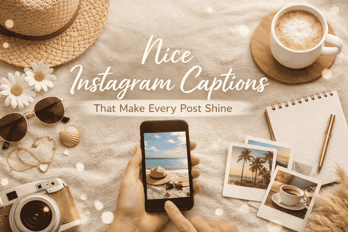 120+ Nice Captions for Instagram | Picsart Blog